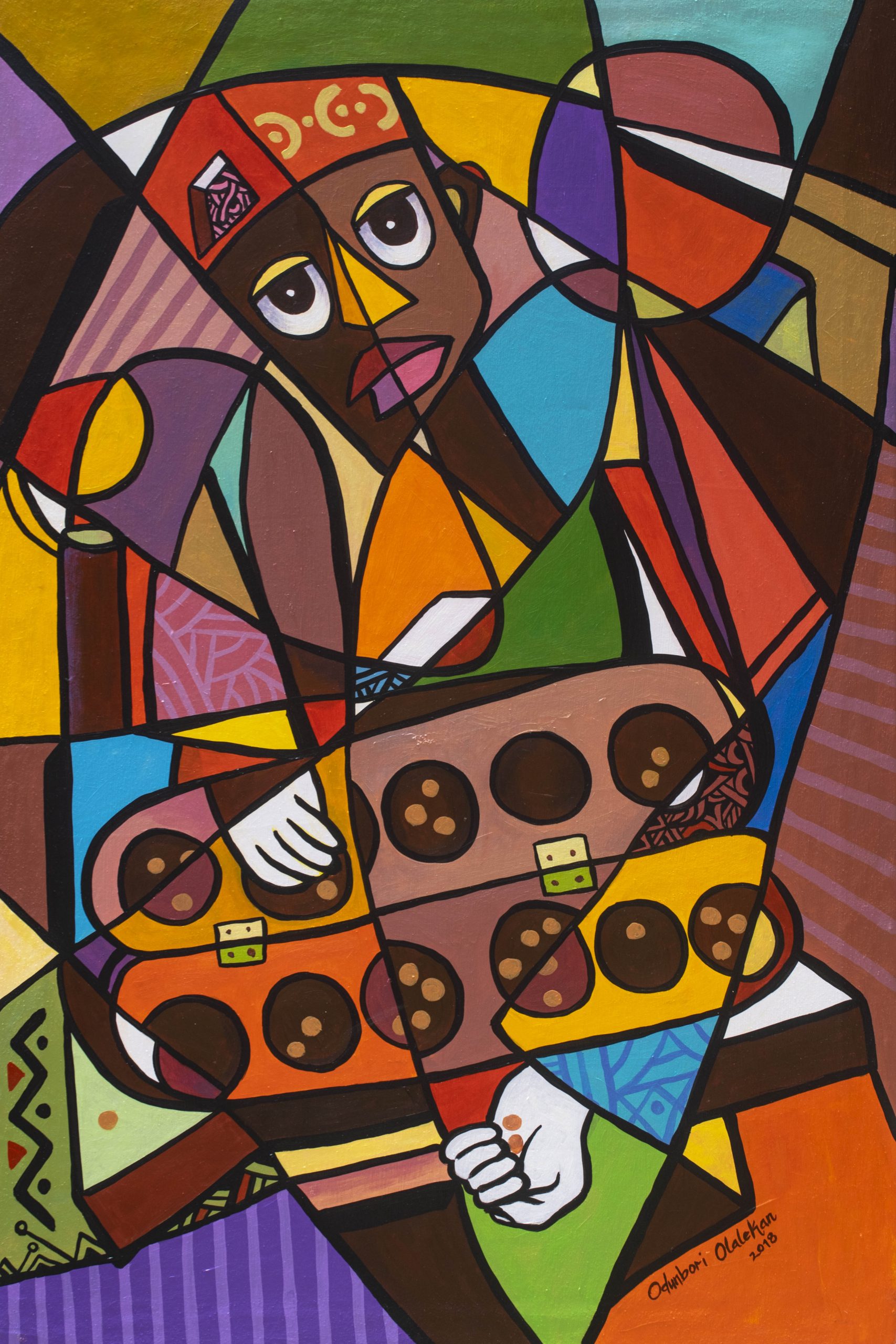 Cubism as African Art: Olalekan Odunbori - the blotted